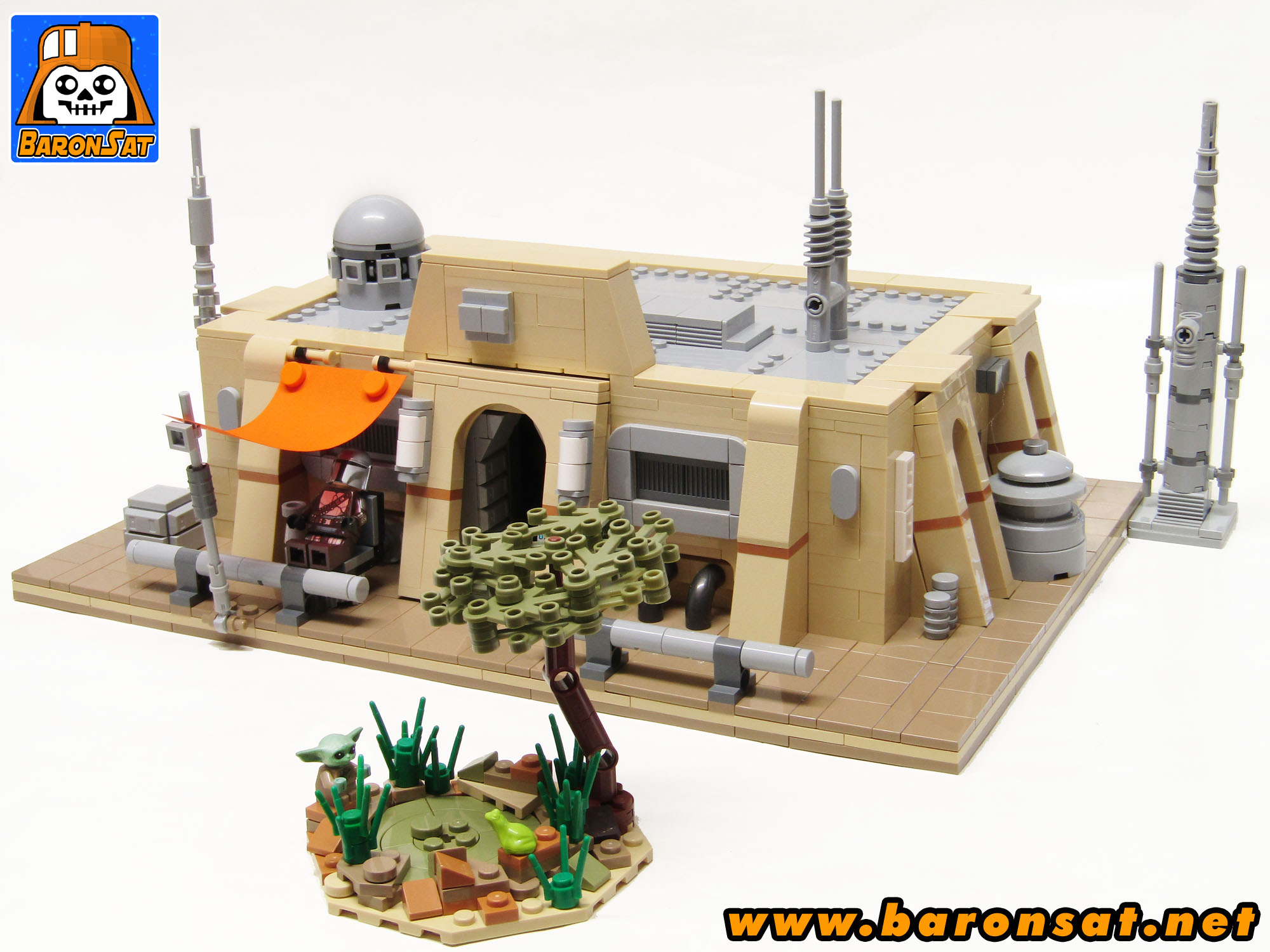 Star Wars Mandalorian Grogu Cabin Lego moc